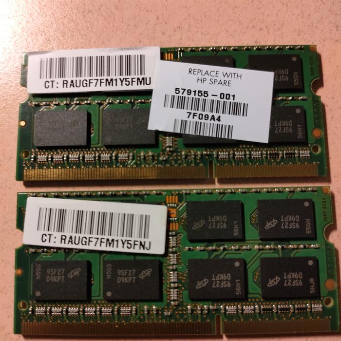 4 GB, 2 X RAM DDR3 2GB