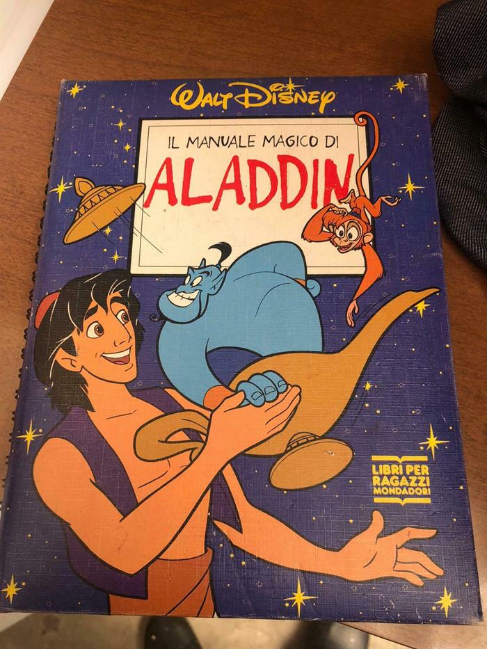 WALT DISNEY IL MANUALE MAGICO DI ALADDIN 1993 PRIMA EDIZIONE