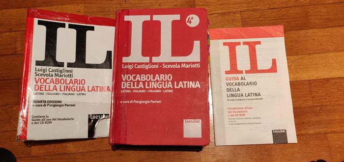 VOCABOLARIO DI LATINO IL CASTIGLIONI-MAROTTI