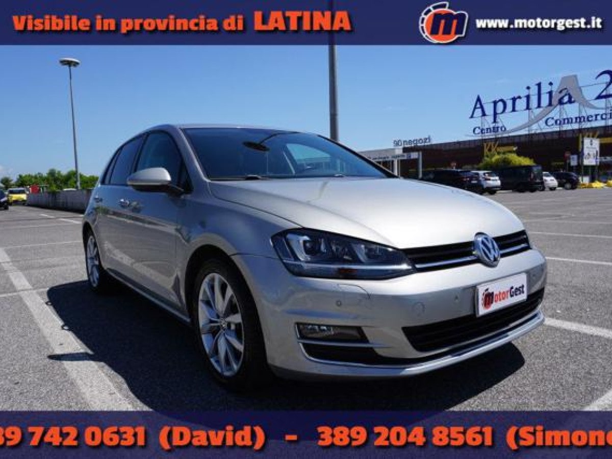 VOLKSWAGEN Golf 7ª serie Golf 2.0 TDI DSG 5p. Highline BlueMotion Technology