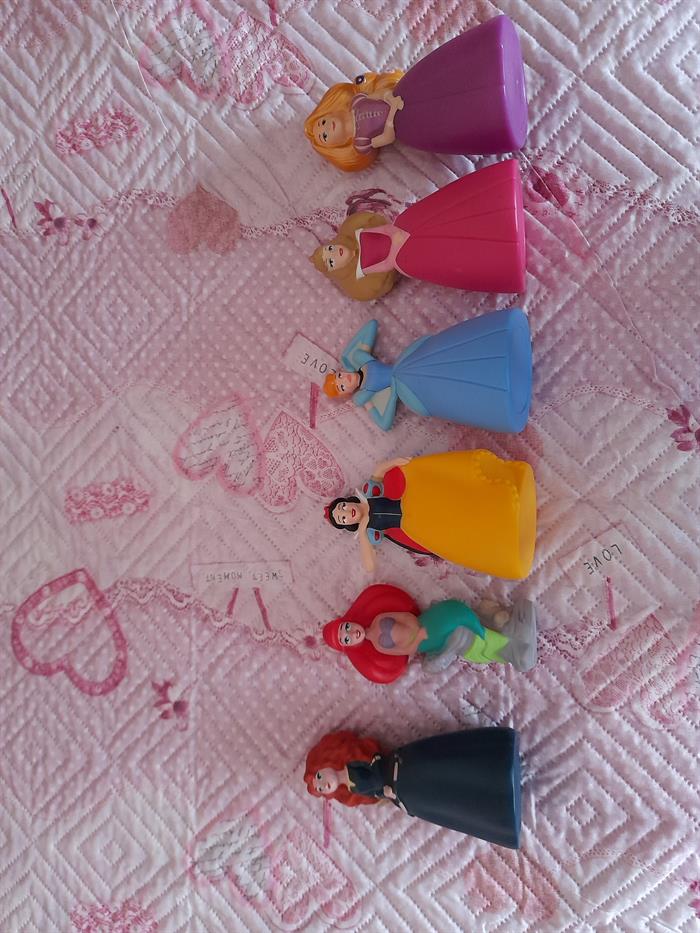 6 PRINCIPESSE DISNEY PER BAGNETTO