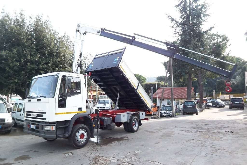 Iveco LKW/TRUCKS EUROCARGO 120 E 15 CASSONE RIB+GRU