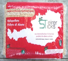 STEIRER STICKS PELLET 100% ABETE BIANCO AUSTRIACO 