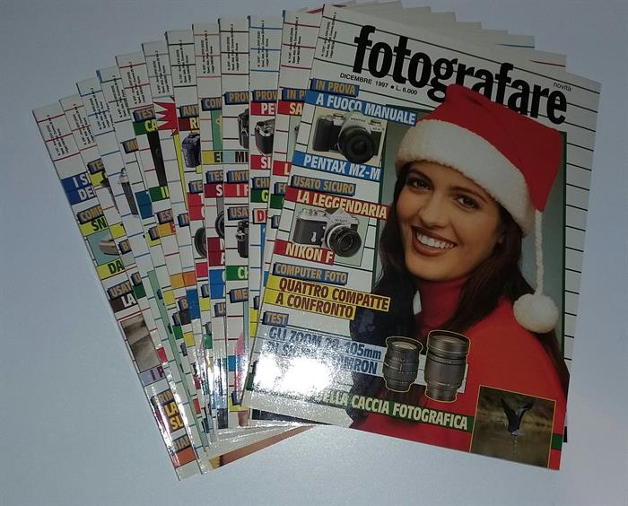 COLLEZIONE COMPLETA RIVISTA FOTOGRAFARE ANNO 1997