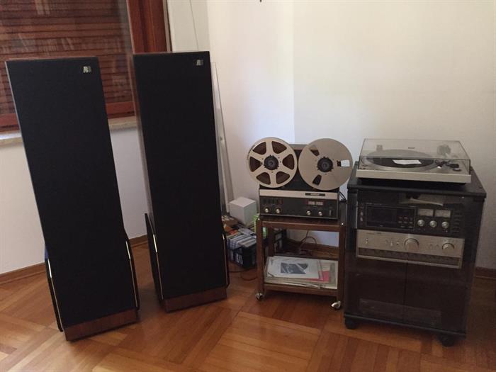 IMPIANTO REVOX GIRADISCHI AMPLIFICATORE CASSER AR9