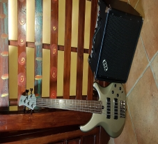 Basso 5 corde, Yamaha Trbx 305 e Amplificatore Zar B-40