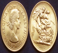 Sterlina d’Oro Regina Elisabetta II -Anno-1963.