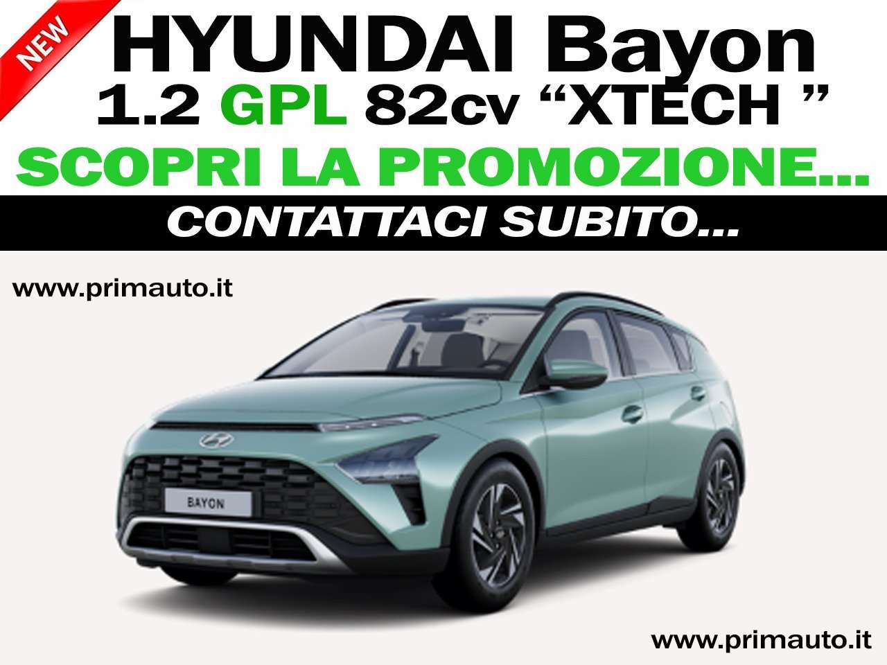 Hyundai BAYON1.2 *GPL* 82cv "XTECH" - NUOVA PROMO - (#0523)