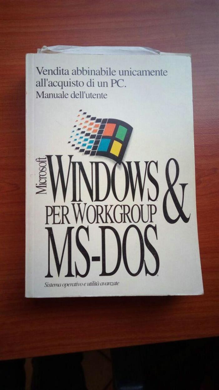 VECCHI MANUALI DI INFORMATICA E SOFTWARE TECNICO