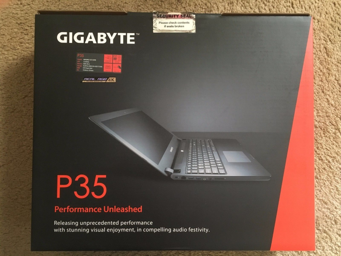 PC GIGABYTE P35X 1TB SSD