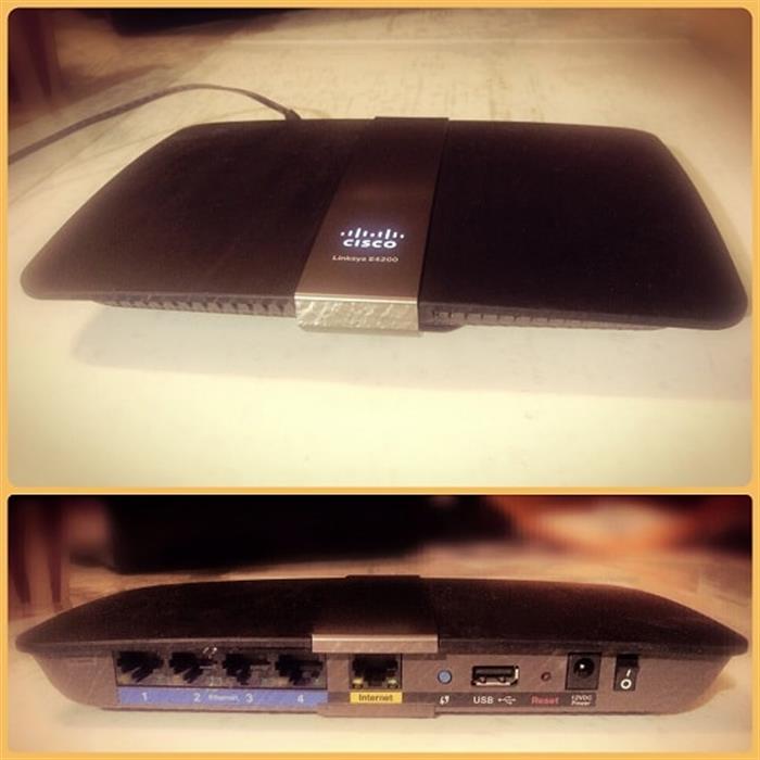 ROUTER WIRELESS N LINDSYS E4200 (CISCO) 450MBPS