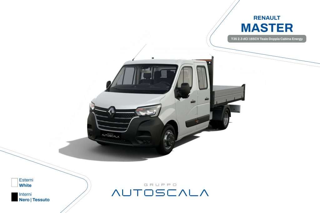 Renault MasterT35 2.3 dCi 165CV Teaio Doppia Cabina Energy