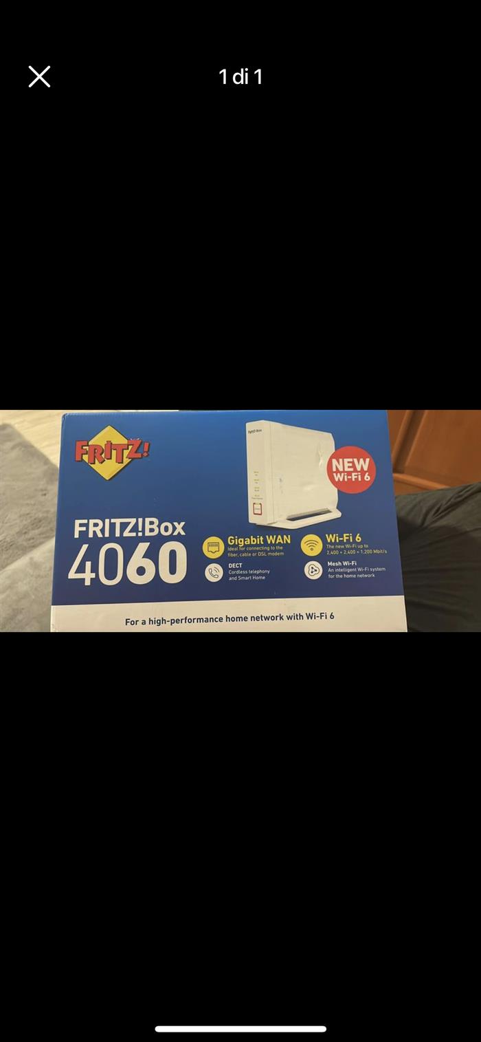 FRITZ!BOX 4060 WI-FI 6 NUOVO