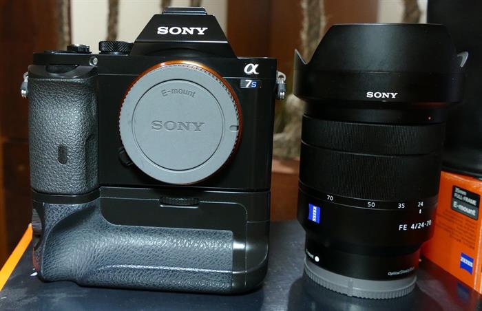 SONY CAMERA A7S + LENTE SEL2470Z