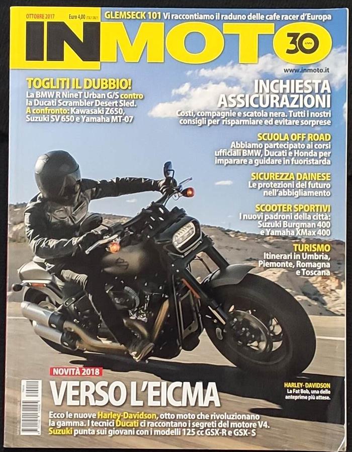 IN MOTO 10/2017 BMW URBAN - DUCATI SCRAMBLER - KAW