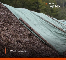 🌿 Toptex/Polytex Telo Protezione Biomasse/Cippato Qualità Superiore 🌾