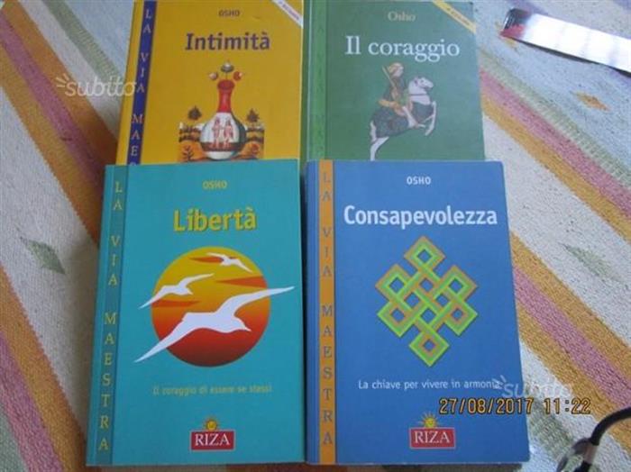 N.4 LIBRI DI OSHO USATI SCONTATI AL 50%