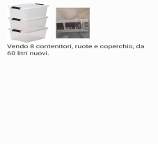 Contenitori in plastica 60 L