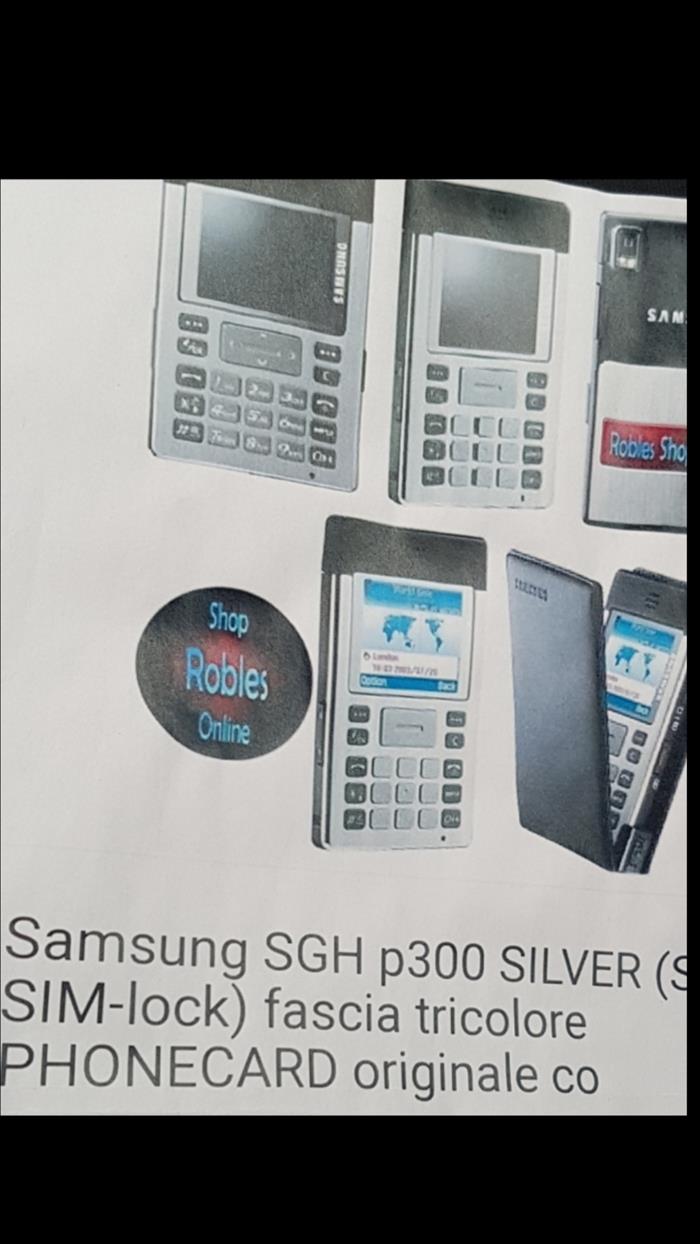 SAMSUNG SGH P300 SILVER