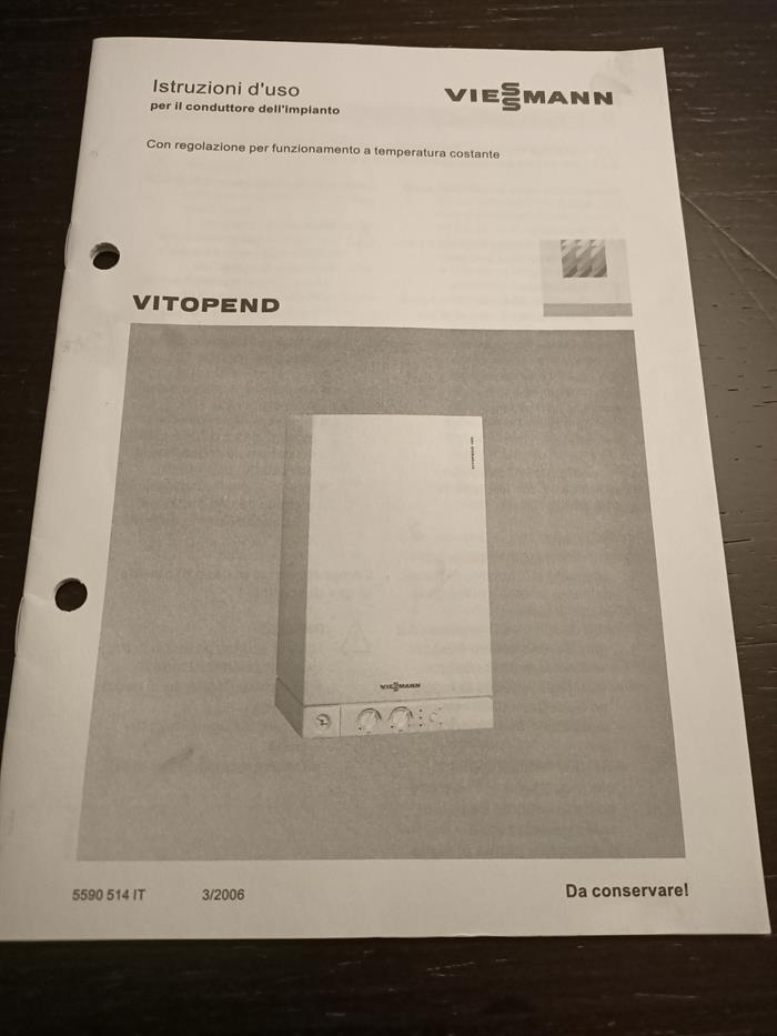 CALDAIA A CAMERA DI COMBUSTIONE APERTA VIESSMANN