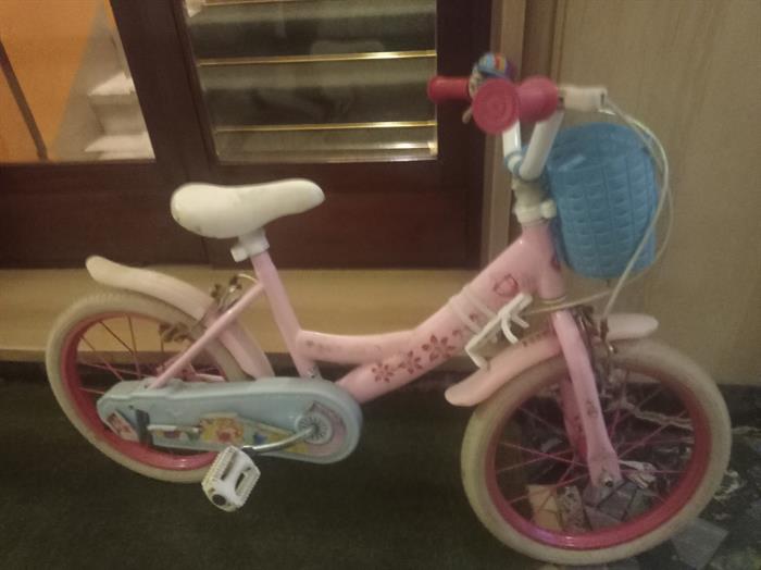 BICI ROSA DELLE PRINCIPESSE 4/7 ANNI