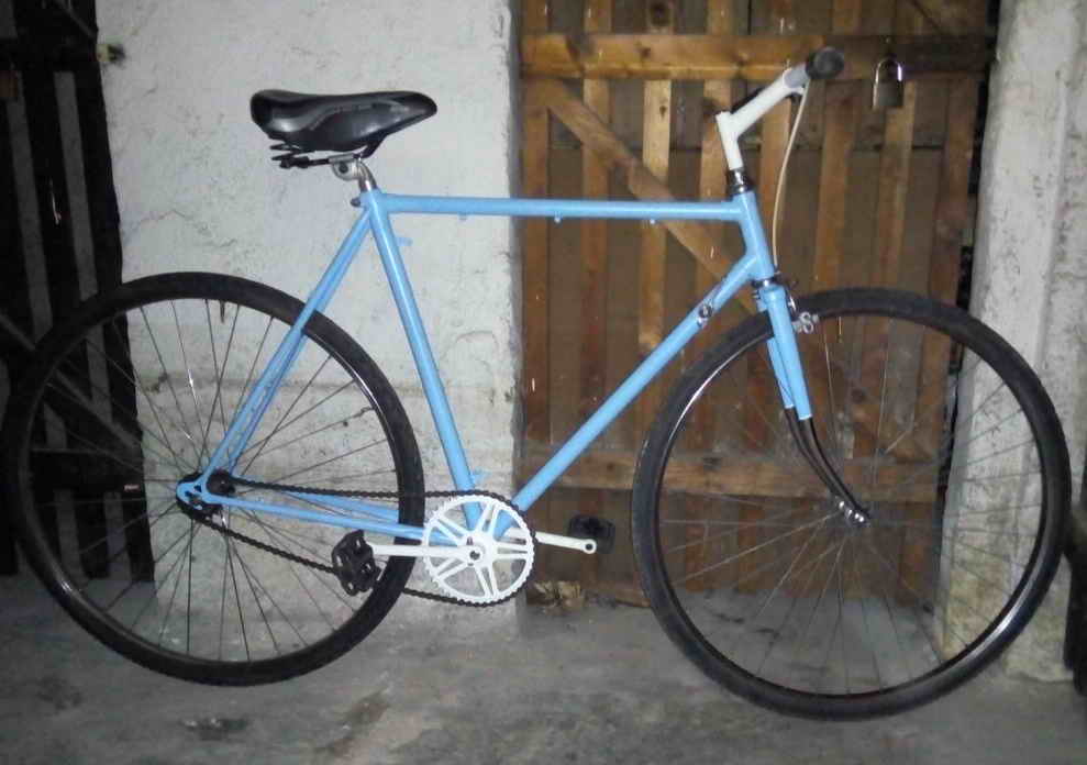 BICICLETTA DA CORSA 28 TELAIO ORIGINALE ANNI 70 COMPRESO DI LEVA PER CAMBIO