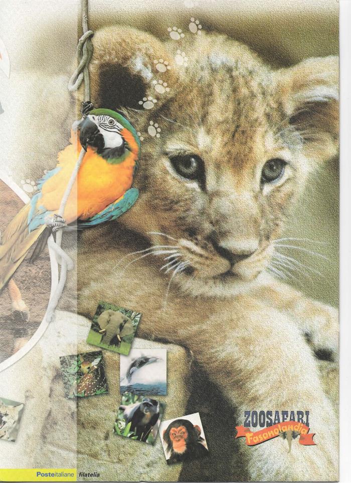 FOLDER ITALIA 2003 "ZOOSAFARI" SOTTOFACCIALE