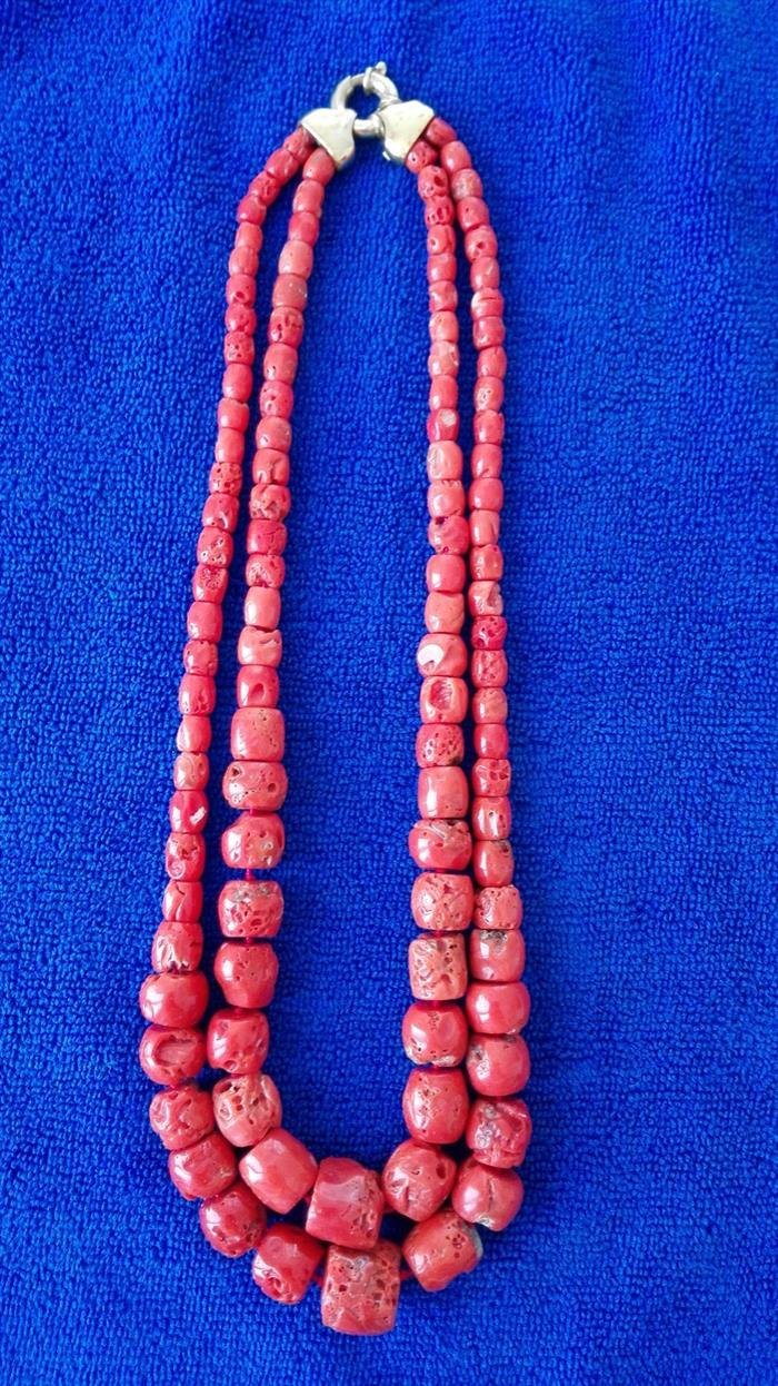 COLLANA DI CORALLO ROSSO NATURALE