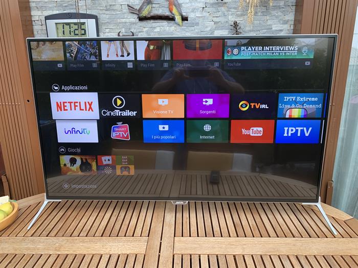 TV ANDROID 4K E 3D PHILIPS 49PUS7100/12 AMBILIGHT