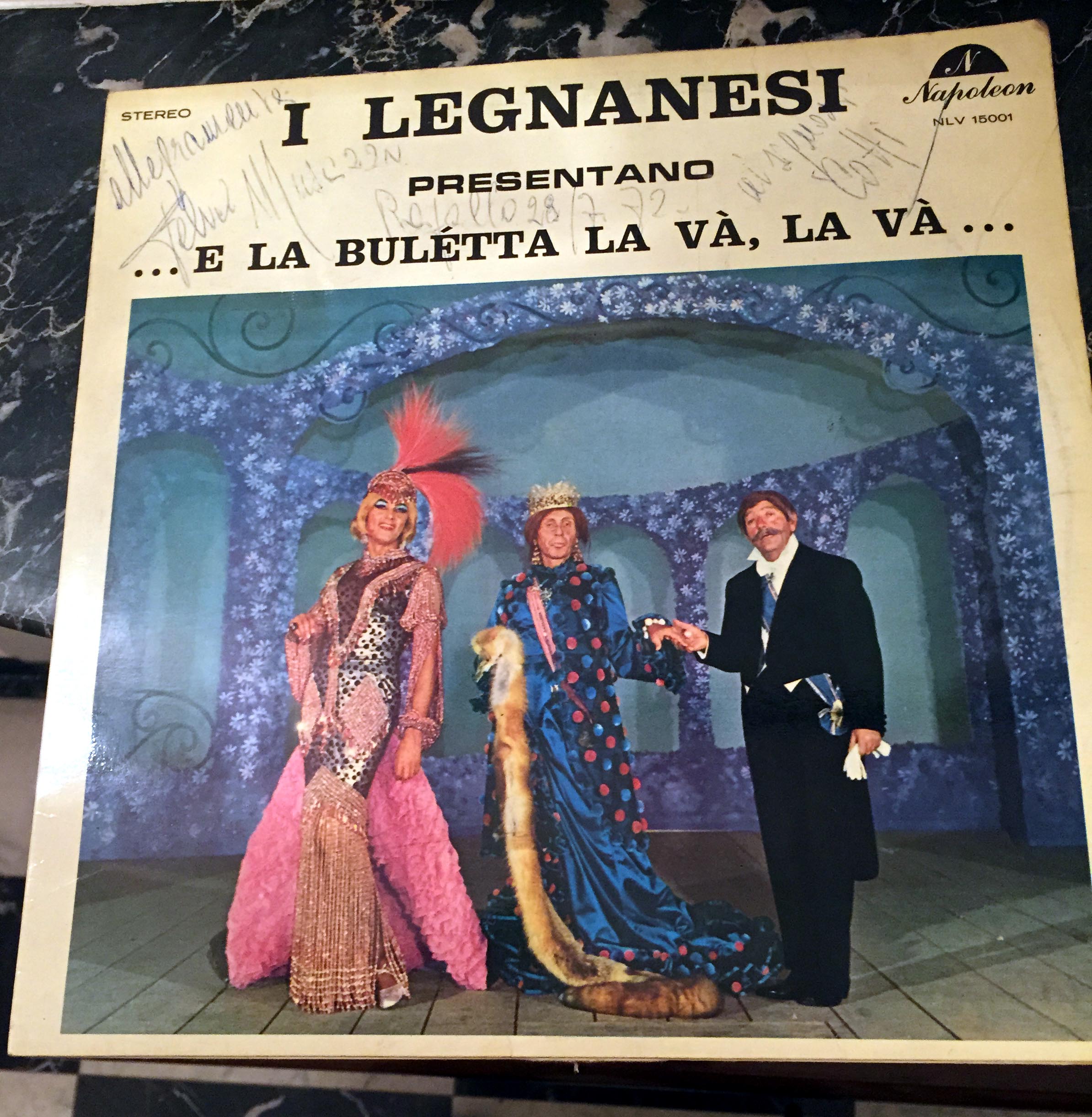 RARO ED UNICO VINILE 33GIRI DEI LEGNANESI DEL 1972