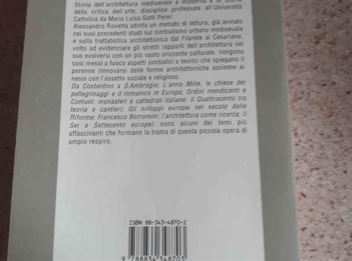 "L`ARCHITETTURA E LE SUE RAGIONI" DI ALESSANDRO ROVETTA