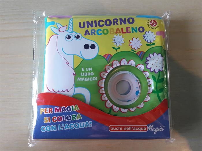 UNICORNO ARCOBALENTO LIBRICINO NEONATO E BAMBINI