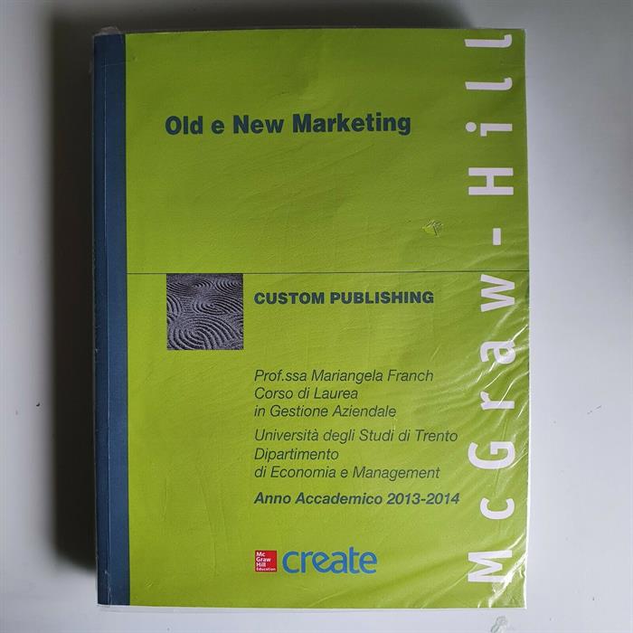 OLD E NEW MARKETING - MARIANGELA FRANCH - MCGRAW-HILL - 2013