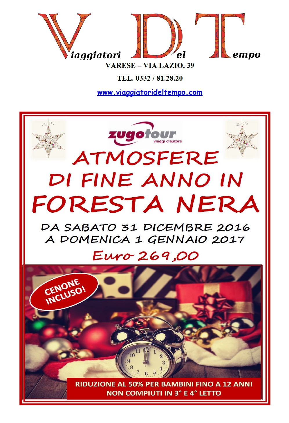 CAPODANNO OFFERTA - ATMOSFERA DI FINE ANNO IN FORESTA NERA