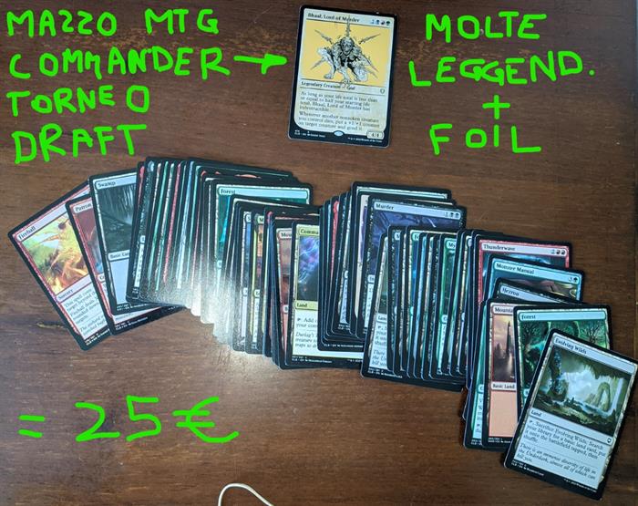 MTG MAGIC THE GATHERING: MAZZO DA TORNEO COMMANDER DRAFT COMPLETO