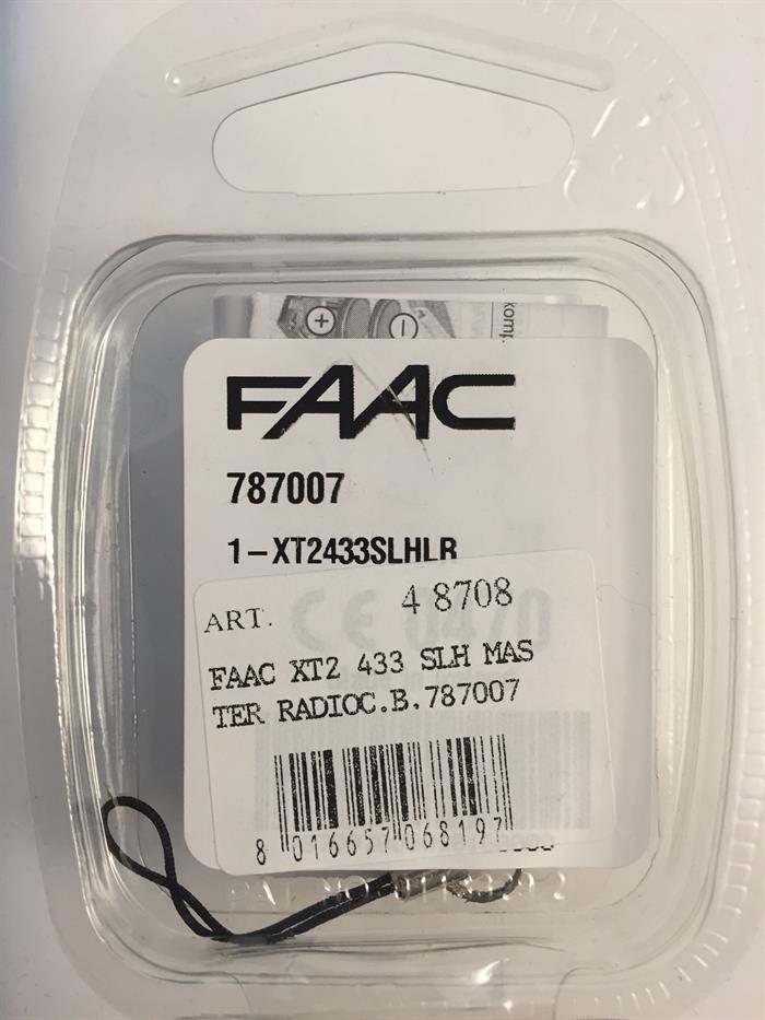 TELECOMANDO FAAC XT2 433 SLH MAS.