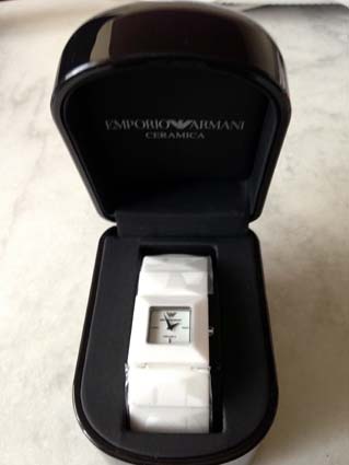 OROLOGIO ARMANI ORIGINALE IN CERAMICA,