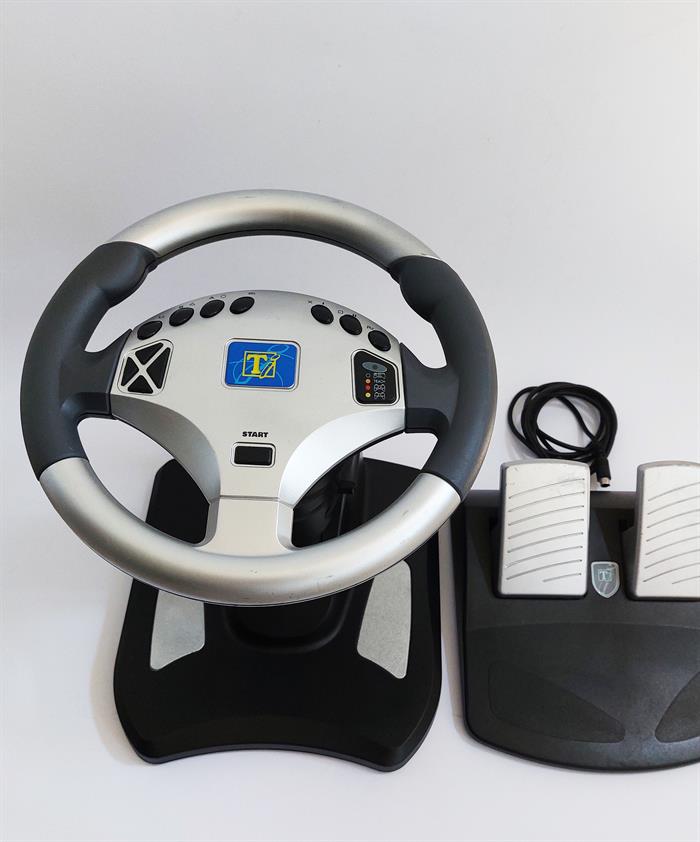 VOLANTE PLAYSTATION 1 E 2 PU' PEDALIERA PS TURBO WHEEL PS-115