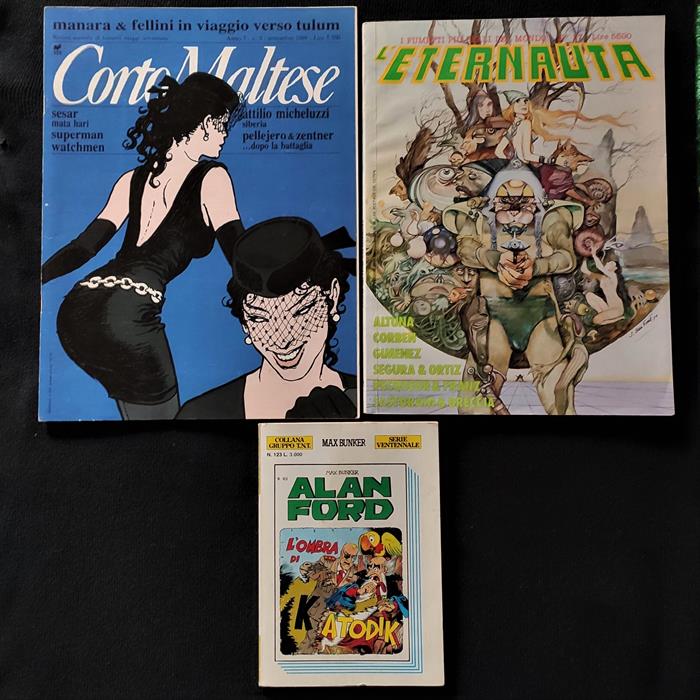 CORTO MALTESE + L` ETERNAUTA + ALAN FORD