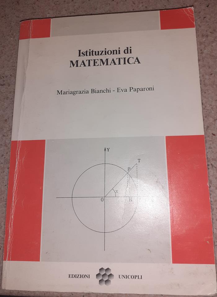 "ISTITUZIONI DI MATEMATICA" DI BIANCHI-PAPARONI