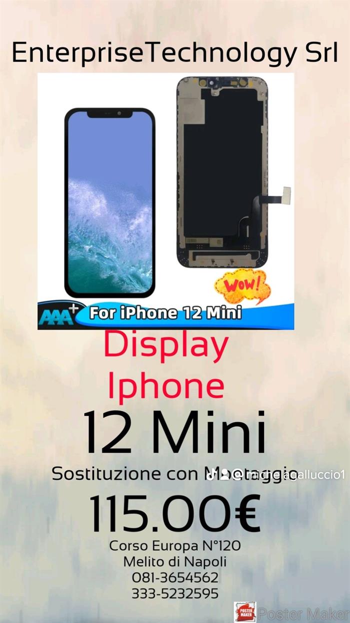 DISPLY IPHONE 12 MINI