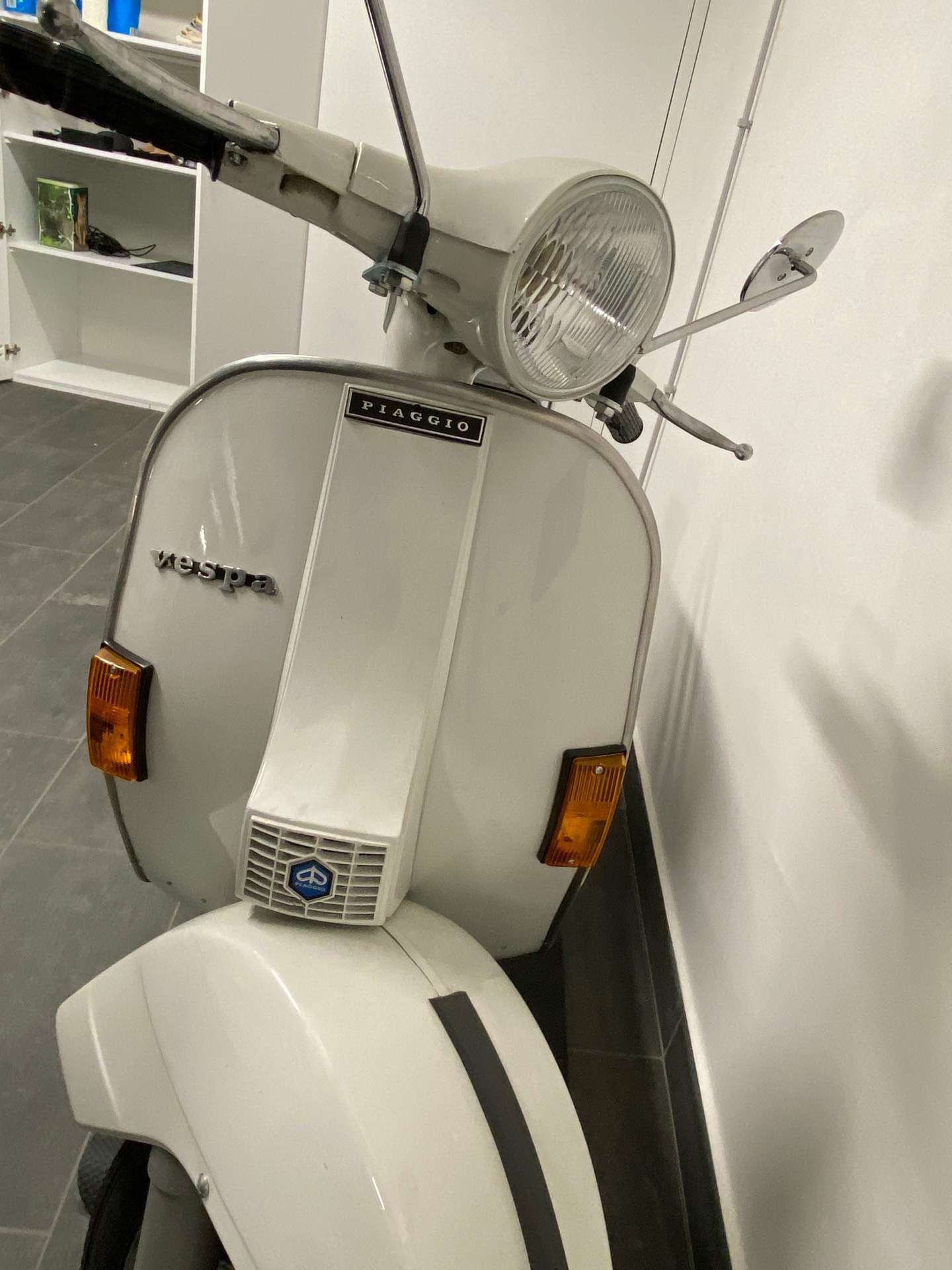 Vespa PX 125portapacchi, specchi e parabrezza