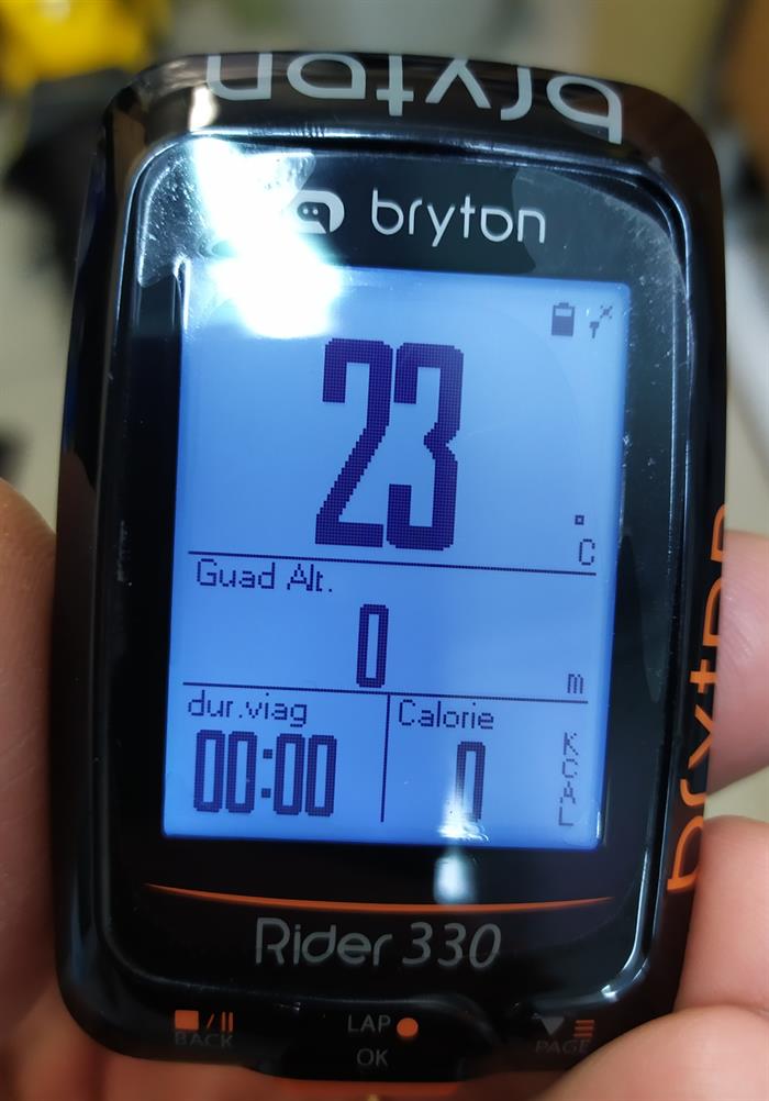 CICLOCOMPUTER BRYTON 330 GPS