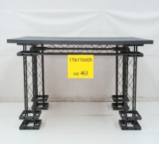 TAVOLO PER ARREDO NEGOZIO, RIUNIONI, UFFICIO ETC. COD: 0463