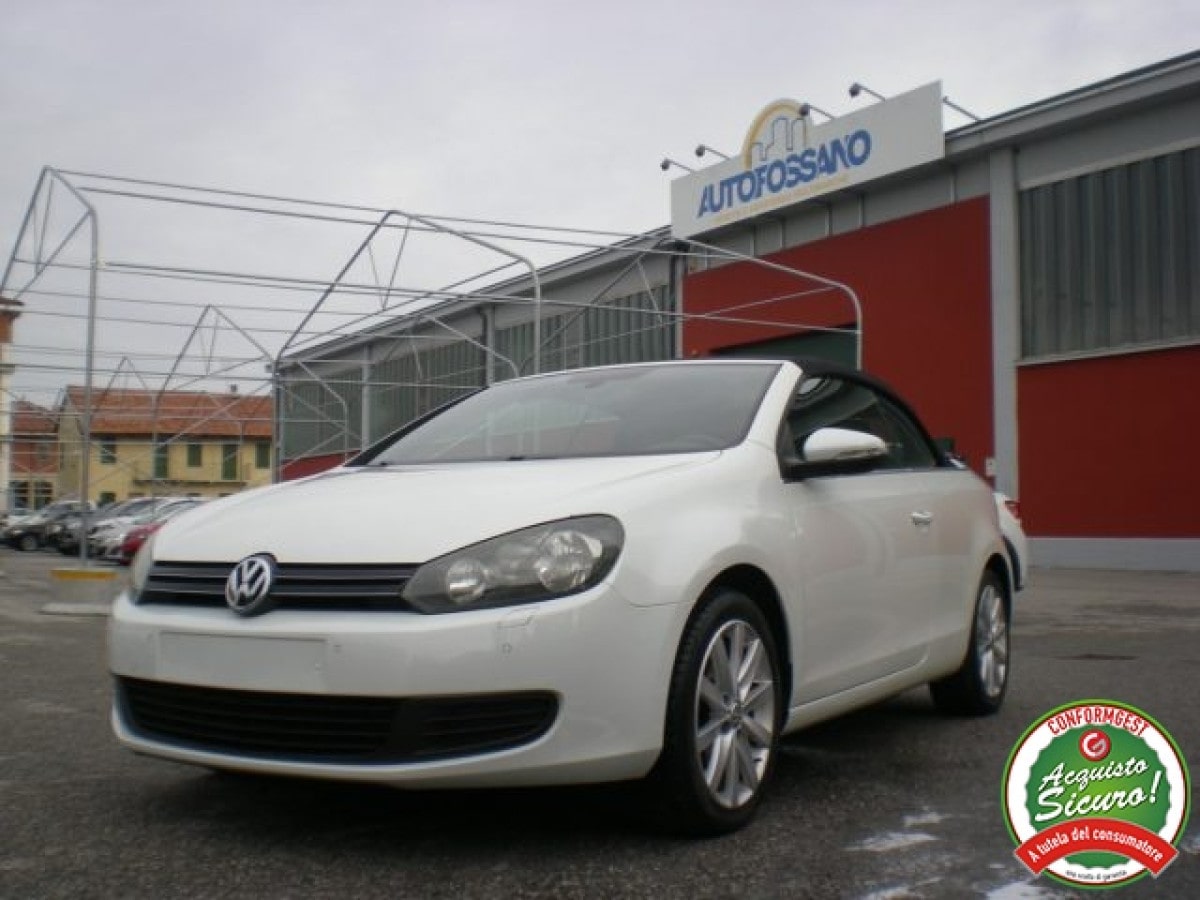 VOLKSWAGEN Golf 6ª serie Golf Cabriolet 1.6 TDI