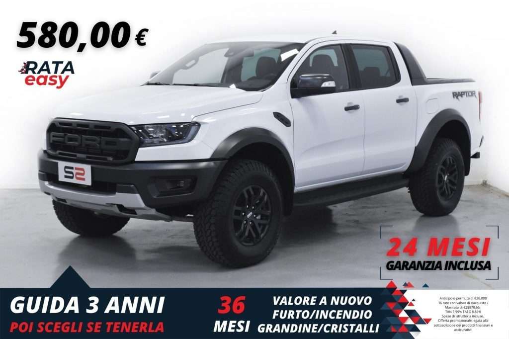 Ford Ranger Raptor2.0 ECOBLUE aut. 213 CV DC 5 pt./RETROCAMERA