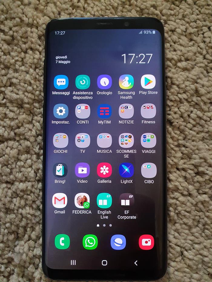 SAMSUNG S9 PLUS 256 GB