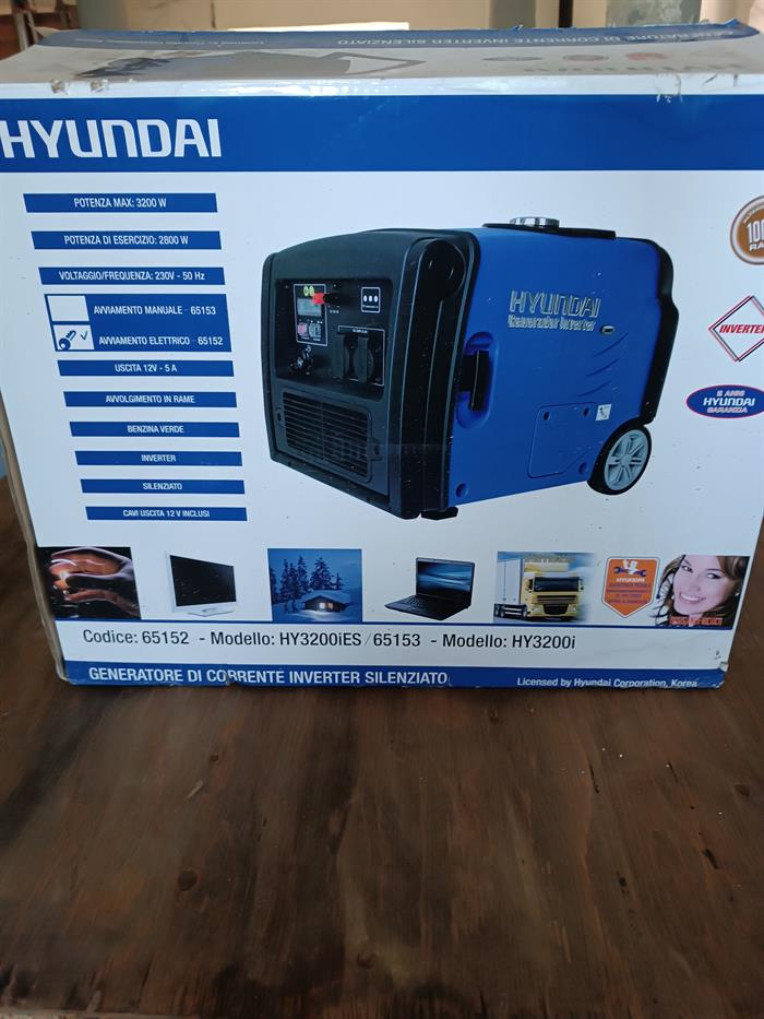 GENERATORE DI CORRENTE 3 KW HYUNDAI