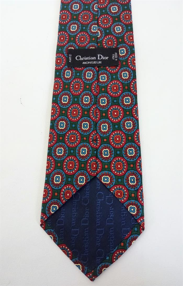 CHRISTIAN DIOR PARIS CRAVATTA TIE UOMO