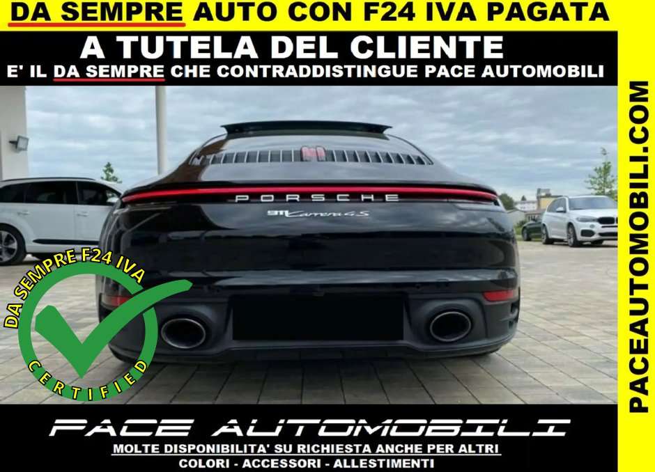 Porsche 992911 992 CARRERA 4S FULL FORNIAMO  F24 IVA PAGATA!